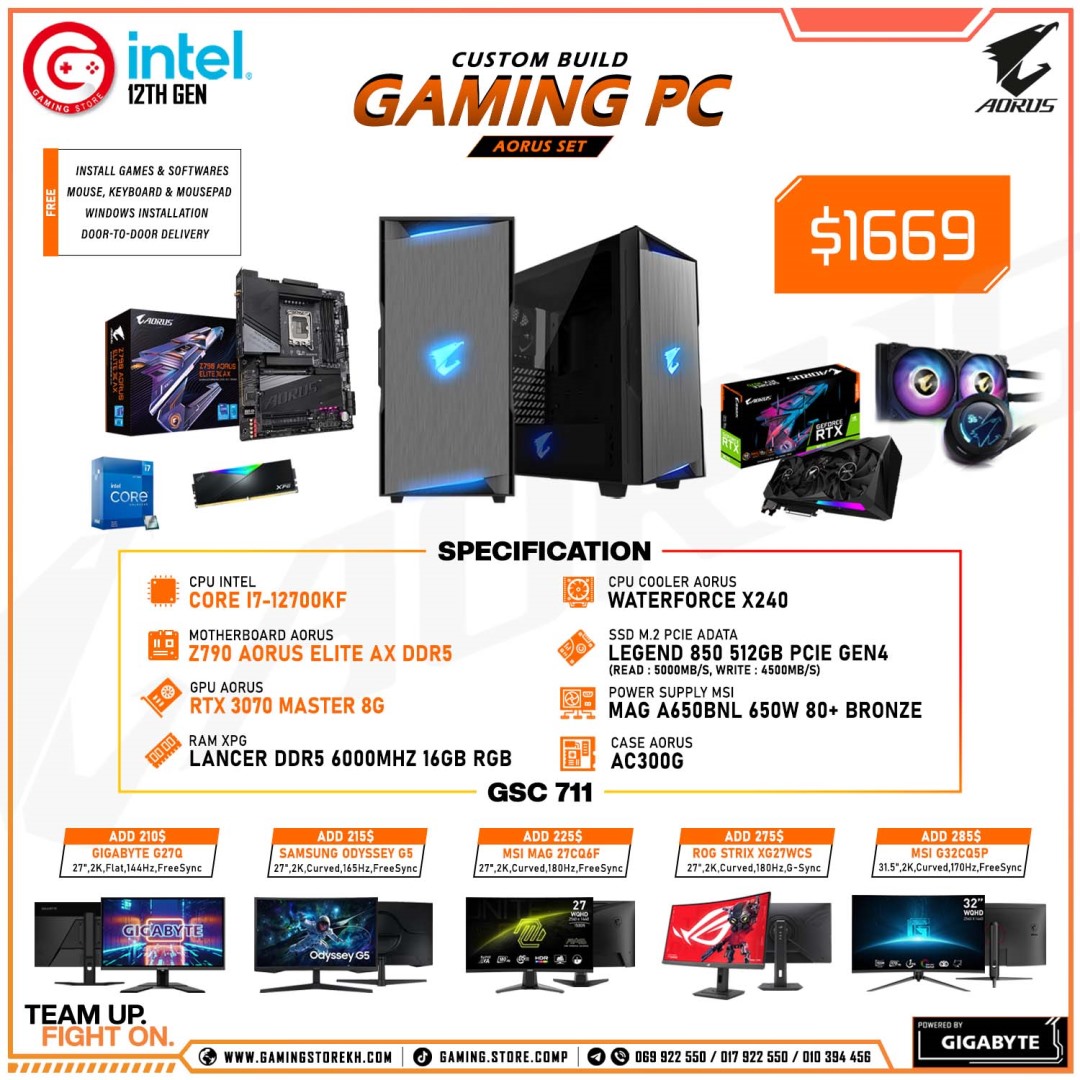 Gaming Store - Sell all kind of Gaming accessories, build up gaming ...