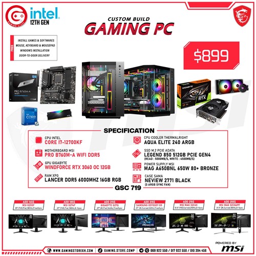 SET GSC 719 - Gaming Store - Sell all kind of Gaming accessories, build ...