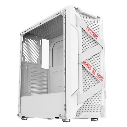Ruix Evesky Titan Pro ATX Gaming Case White (Not Including Fan ...