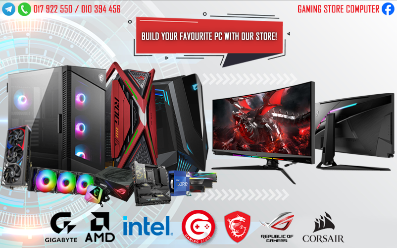 Gaming Store - Sell all kind of Gaming accessories, build up gaming ...